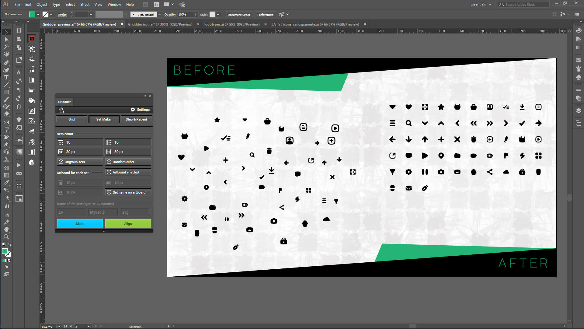 Griddder (extension for illustrator CC 2014+) | Форум RUDTP.RU — дизайн, верстка, препресс, печать