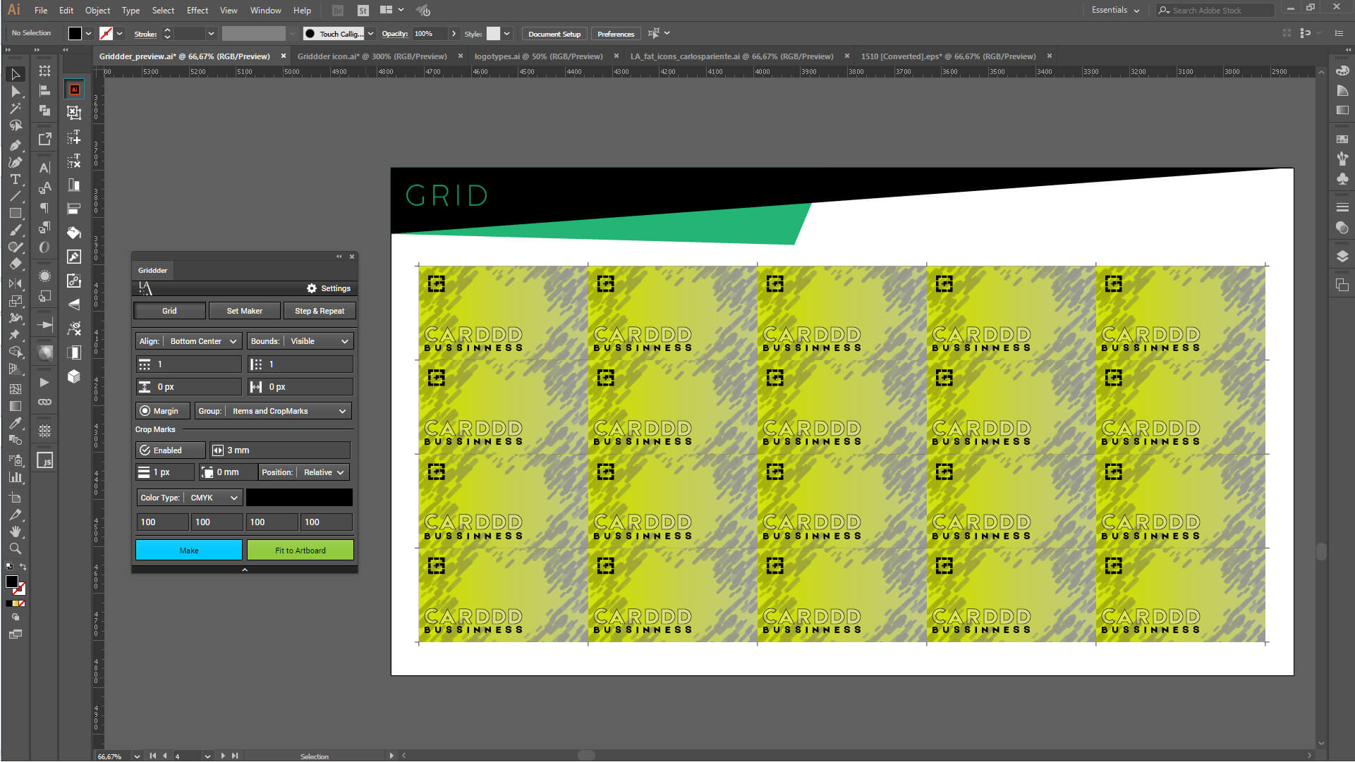 Griddder (extension for illustrator CC 2014+) | Форум RUDTP.RU — дизайн, верстка, препресс, печать